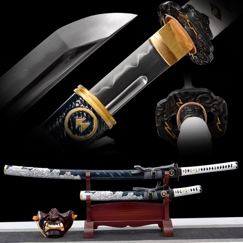 Jin Sakai Sword Collection - Ghost of Tsushima | Damascus Steel Katana ...