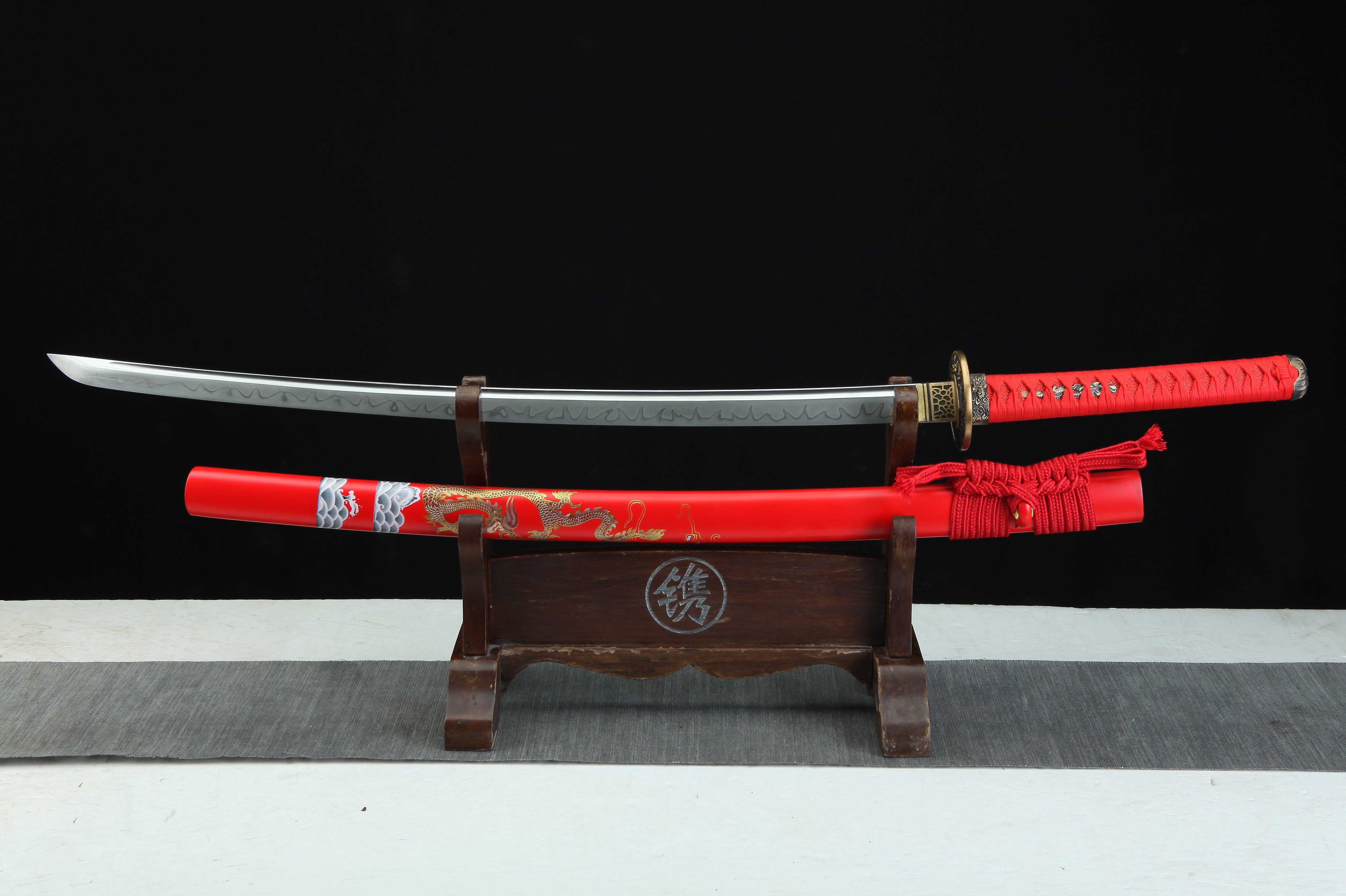 Fire Dragon Katana - MoonSwords Karyūzan 1095 Carbon Steel